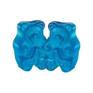 Blue Raspberry Gummi Bears Gummys by Color Bulk Candy- Nikkis Popcorn ...